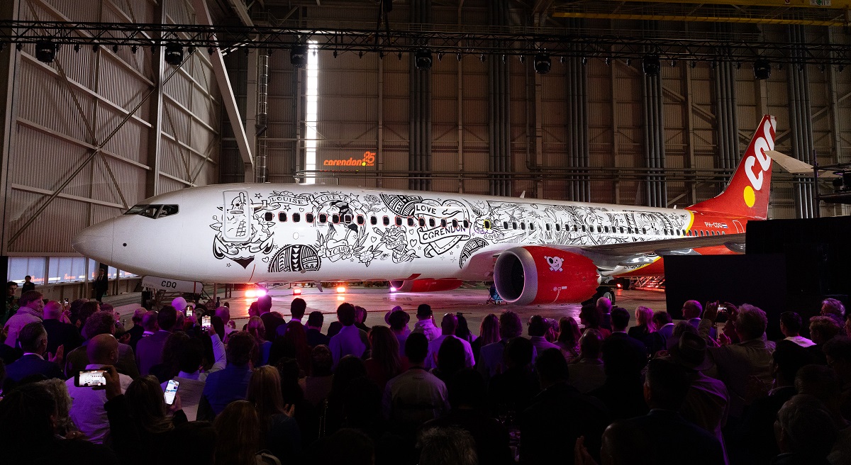 Corendon celebra su 25º aniversario con el primer avión tatuado del mundo