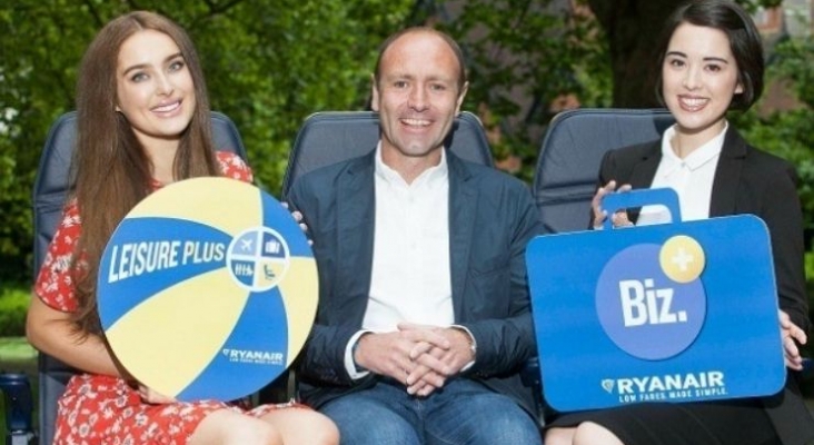 Ryanair lanza la nueva tarifa Leisure plus y amplía el servicio de ...